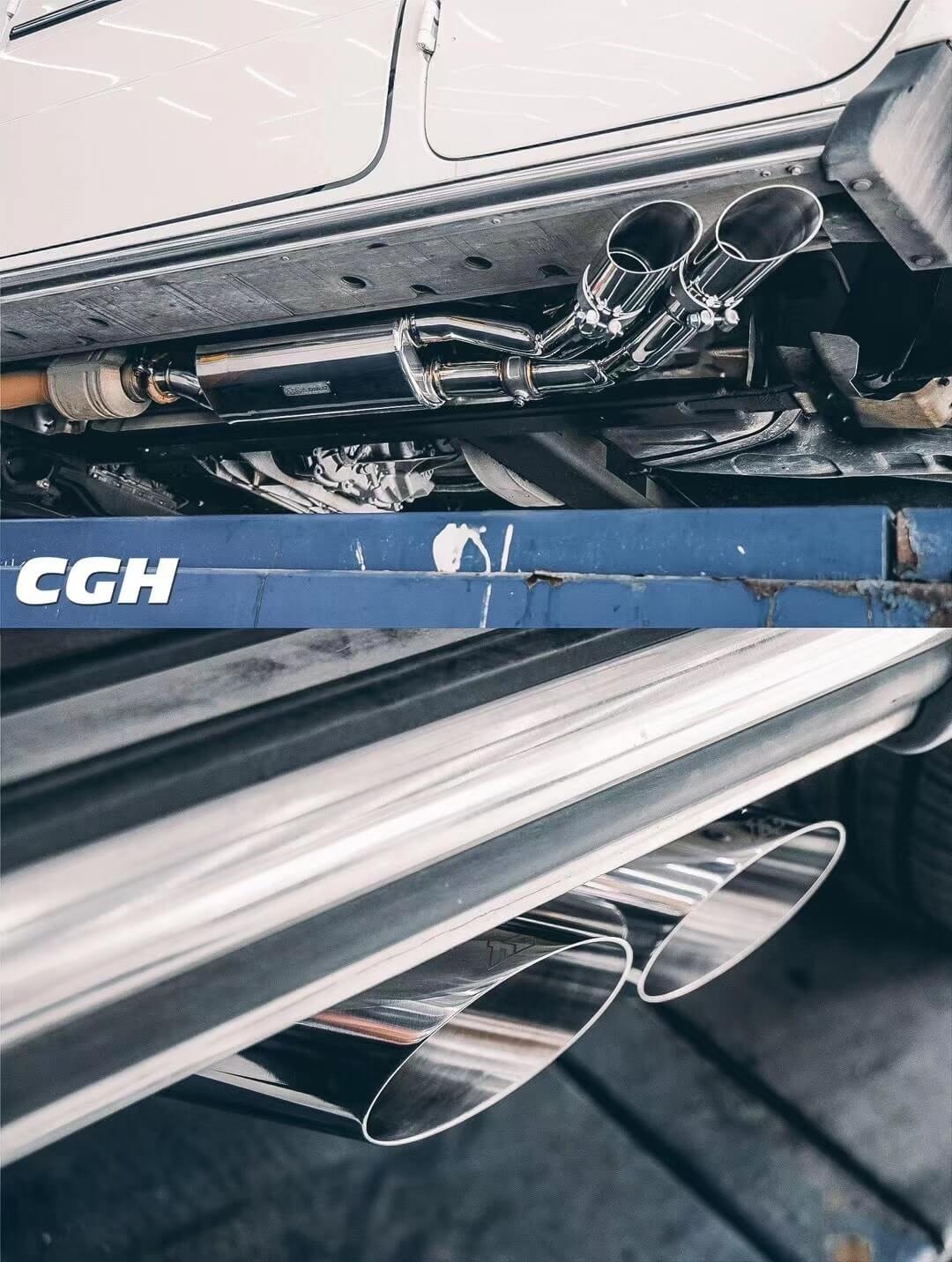 Mercedes-Benz W463A G 500 Quad Tips - Fi Exhaust