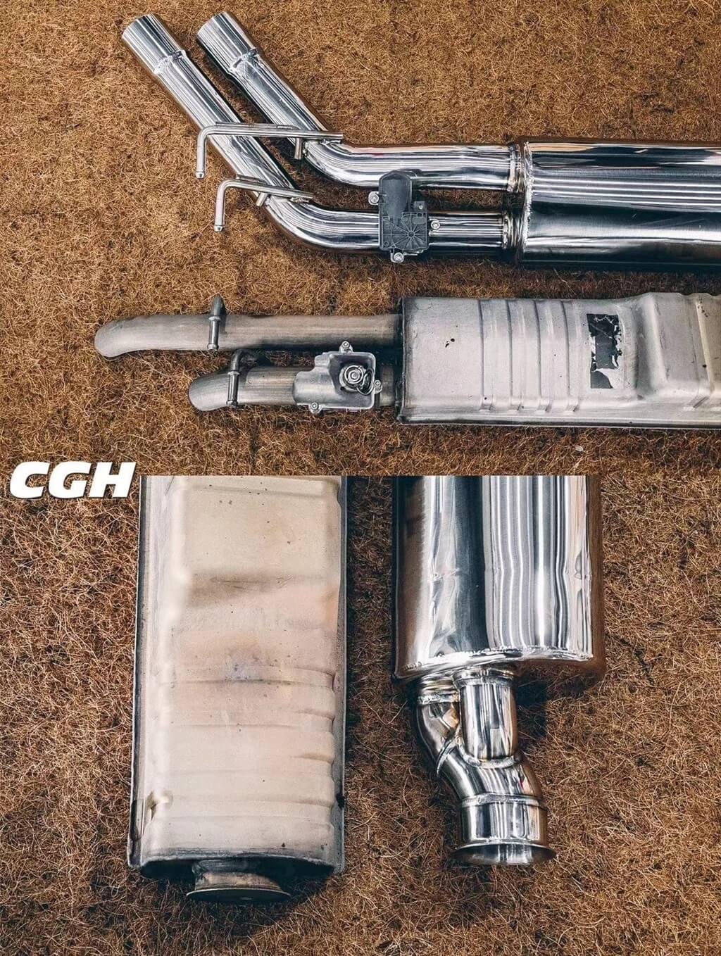 Mercedes-Benz W463A G 500 Quad Tips - Fi Exhaust