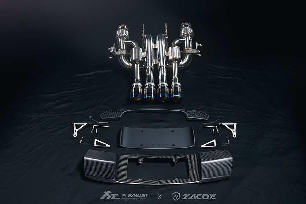 720S Center Quad Exhaust Conversion Kit - Fi Exhaust